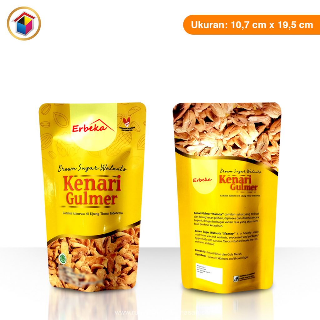 Standing Pouch Zipper 10.7×19.5 - Rumah Besar Kemasan